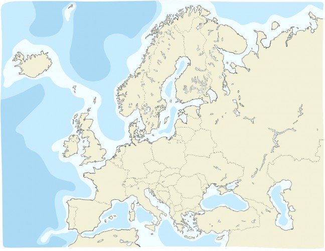 Harta Europei - Câte țări sunt în Europa și care sunt acestea - iTurist.ro